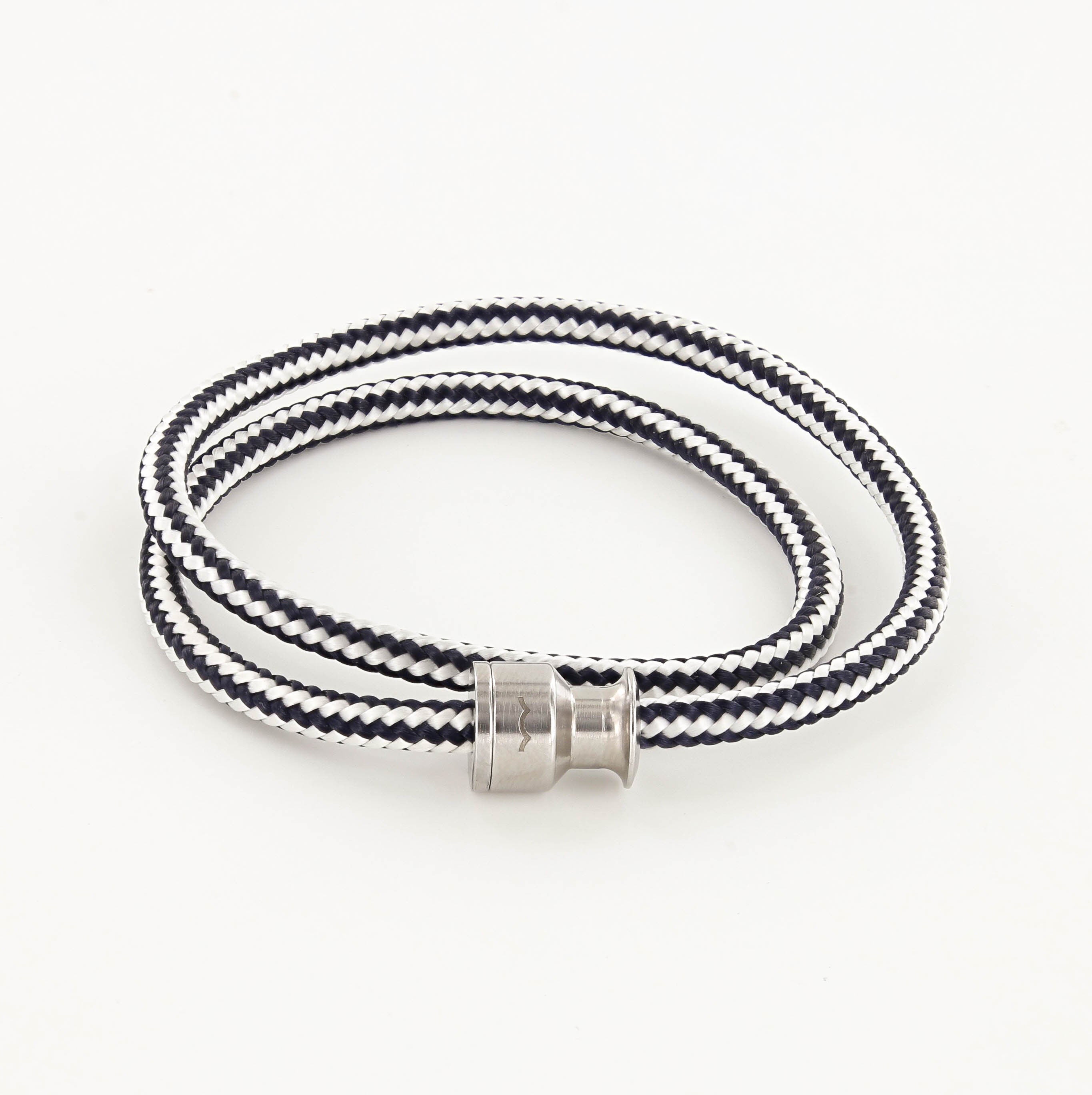 Voyager Double Wrap Rope Bracelet with Stainless Steel Winch ...