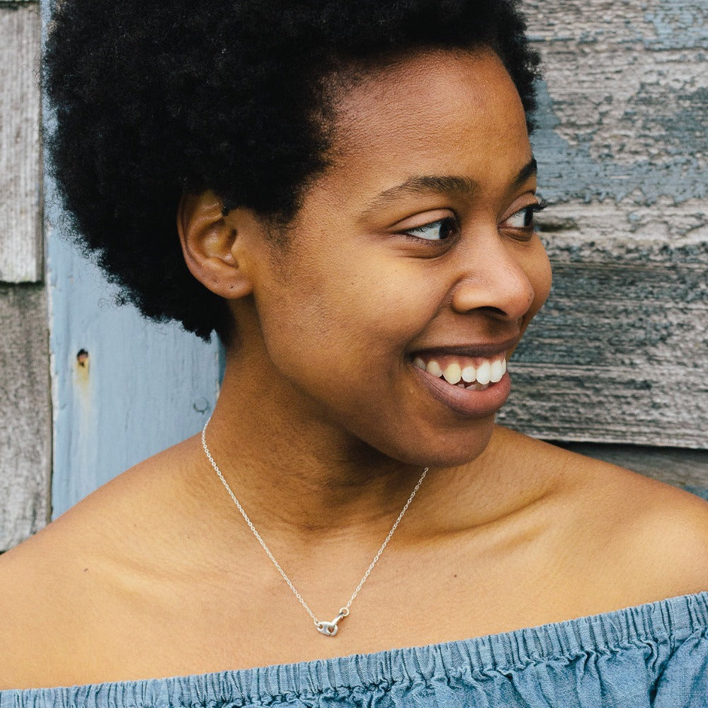 Mini Brummel Necklace in Sterling Silver | Sailormade Women's Jewelry ...